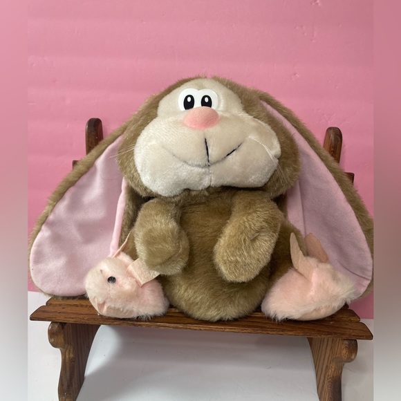 Applause | Toys | Vtg 987 Applause Bunny Plush 1 Chubby Wearing Bunny ...